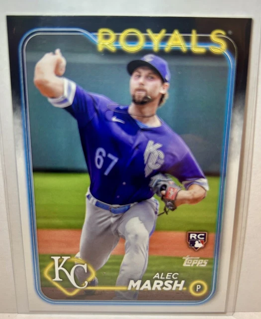 &ALEC MARSH~KANSAS CITY Royals~2024 Topps #163 RC ""Carta rookie" EUR 0 ...