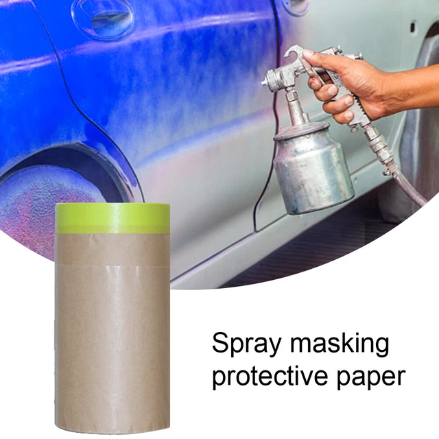 SELF MASKING PAPER Paint Application Covering For Painting Shield £5.51 ...
