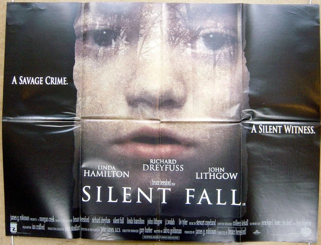 SILENT FALL (1995) Original Cinema Quad Poster - Linda Hamilton, John ...