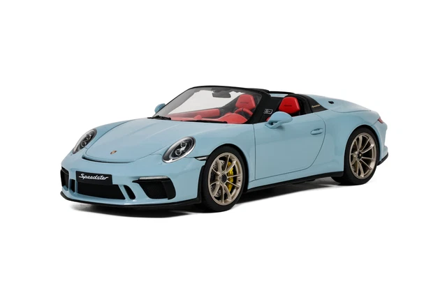 GT SPIRIT 1:18 Scale Resin Model Car Porsche 911 (911.2) Speedster Blue ...