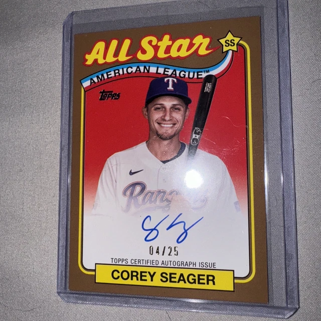 2024 TOPPS SERIES 2 Corey Seager On Card Auto #15/25 All Star Gold EUR 146,51 - PicClick IT