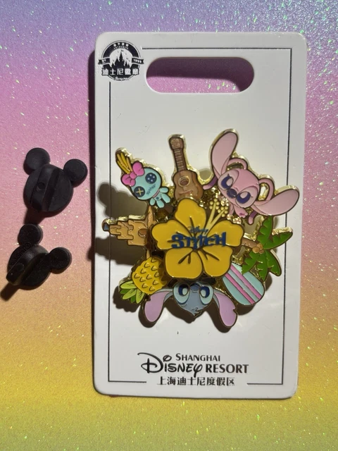 DISNEY STITCH SHANGHAI Lilo Scrump Angel Spinner Pin £19.44 - PicClick UK