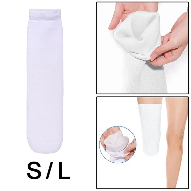 PROSTHETIC LIMB SOCK, Below Knee Amputee Gel Sleeve with Stump Guard £ ...