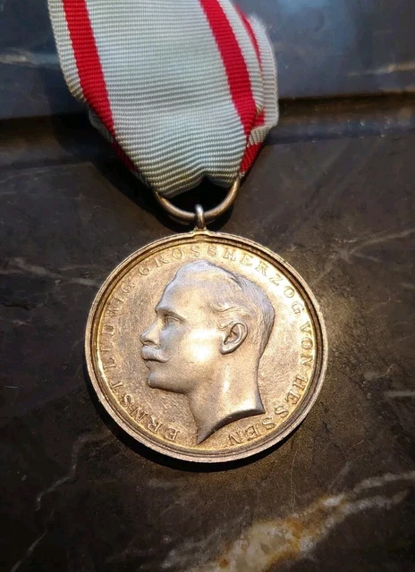 WW1 GERMAN ORIGINAL Bravery Medal From The State Of Hesse £45.00 ...