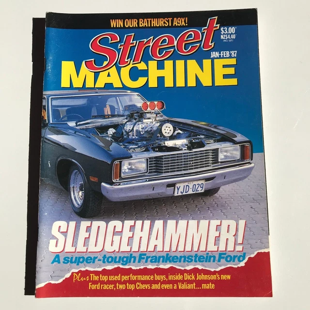 STREET MACHINE JAN - Feb 1987 Car Magazine HK Monaro GTS Poster Inside ...