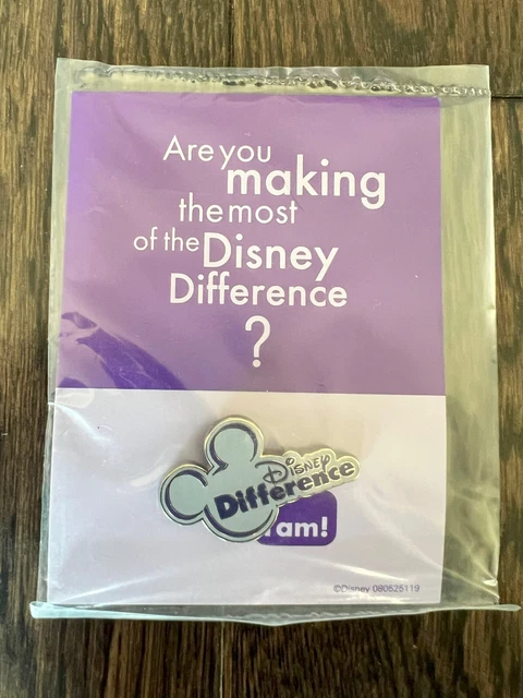 DISNEY WDW CAST Member Exclusive - Disney Difference Pin NEW ON CARD ...