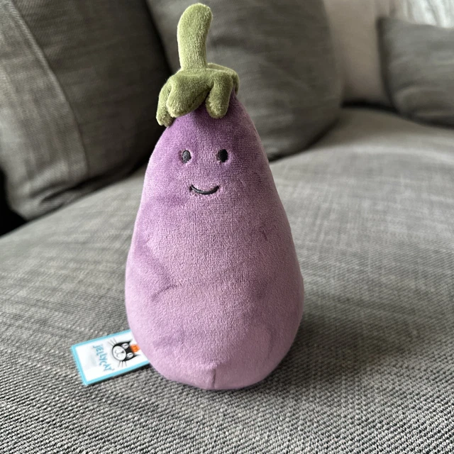 New Jellycat Vivacious Aubergine Soft Toy Plush Bnwt £16 00 Picclick Uk
