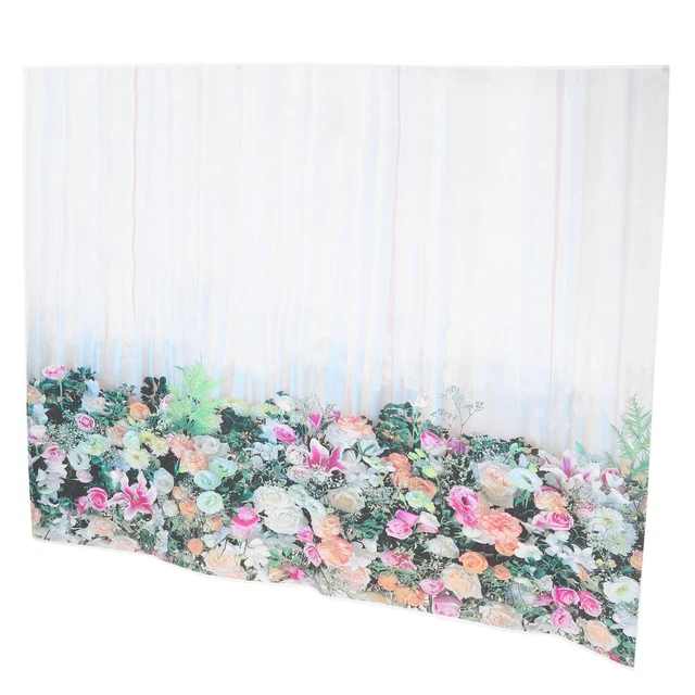 FLOWER WALL BACKDROP Wedding Photo Booth Props Congratulation Floral £ ...