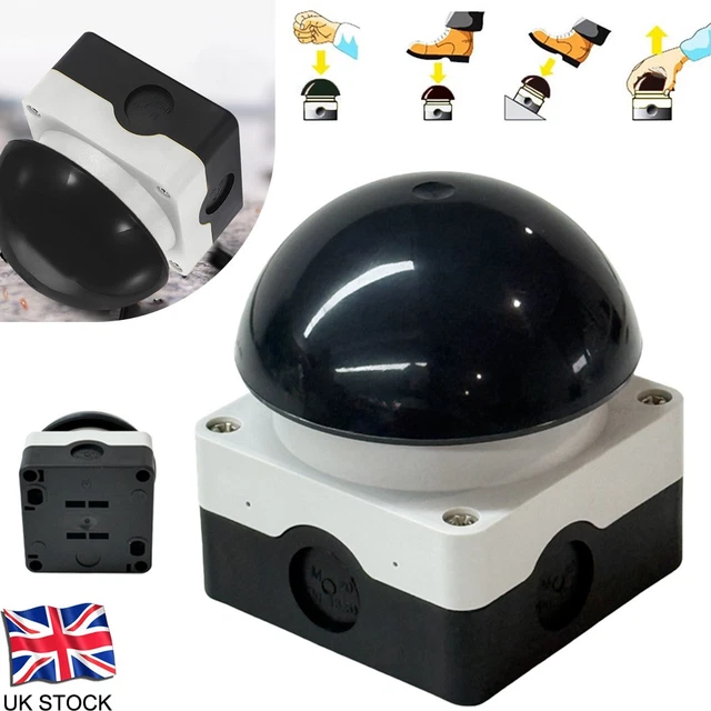EMERGENCY STOP BUTTON Actuator Palm Switch Foot and Palm Switches 85mm ...