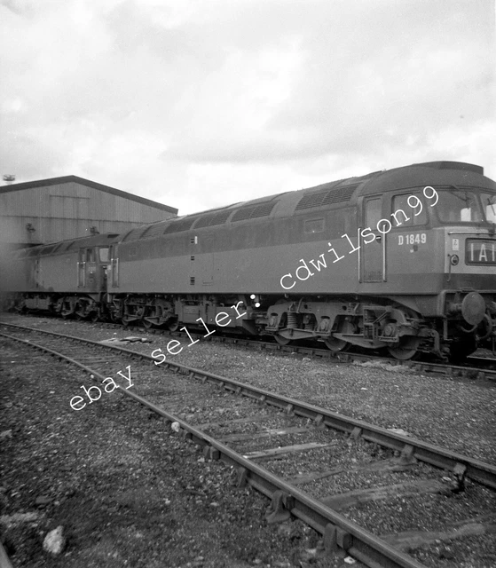 BRITISH RAILWAY NEGATIVE - BR Class 47 No. D1849 Diesel Locomotive 1967 [K474] £1.25 - PicClick UK