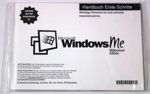 MICROSOFT WINDOWS MILLENNIUM Edition Product Key EUR 20,00 - PicClick IT