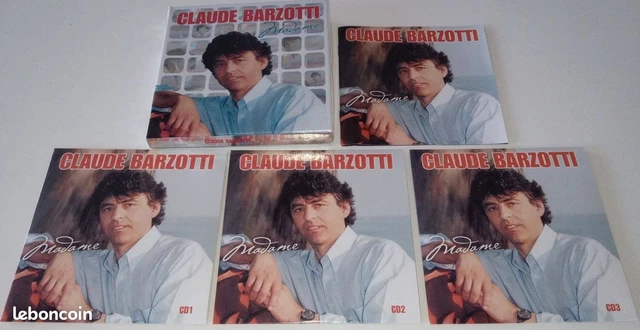 CLAUDE BARZOTTI / Coffret 3 Cd + Livret / Madame EUR 149,00 - PicClick FR
