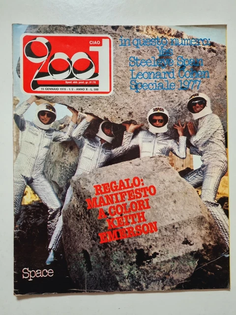 HELLO 2001 1/2-1978 Space-Jon Anderson-Roland Kirk-Steeleye Span ...