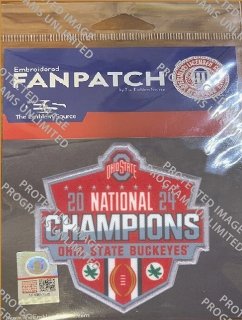2024 2025 COLLEGE National Championship Patch Ohio State Buckeyes Cfp Champions $22.61 - PicClick AU