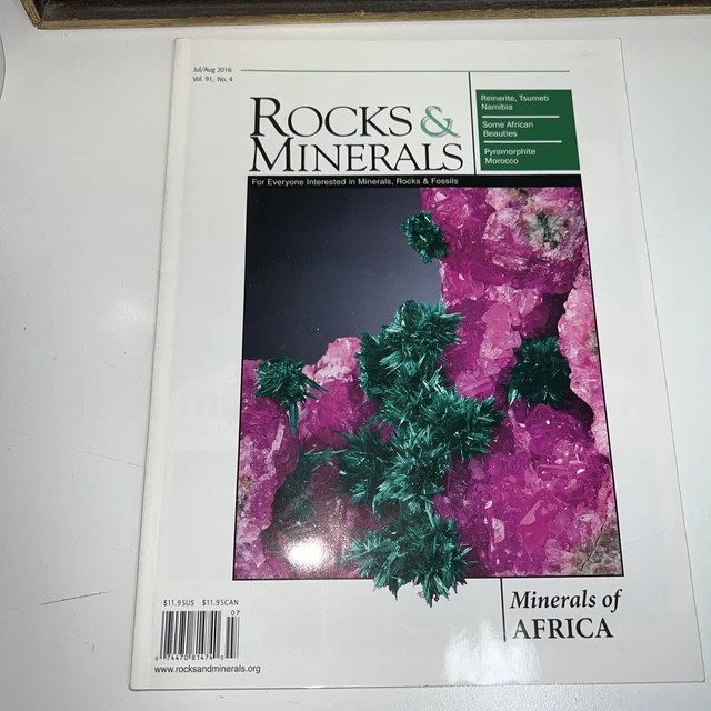 ROCK & MINERALS MAGAZINE VOL.91, #3 No 4 Jul/Aug 2016, Minerals Of ...