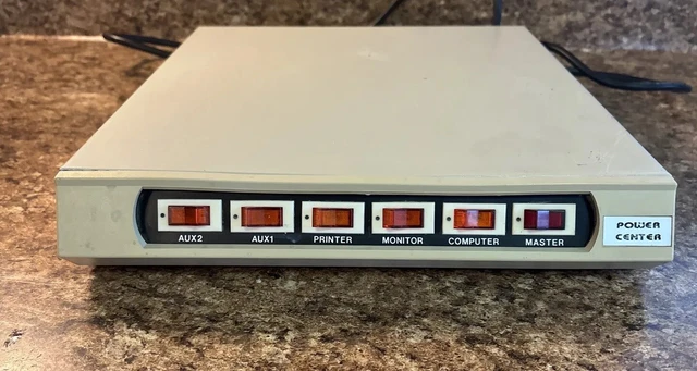 VINTAGE COMPUTER POWER Controller Surge Protector 125V 5 Outlet Tested ...