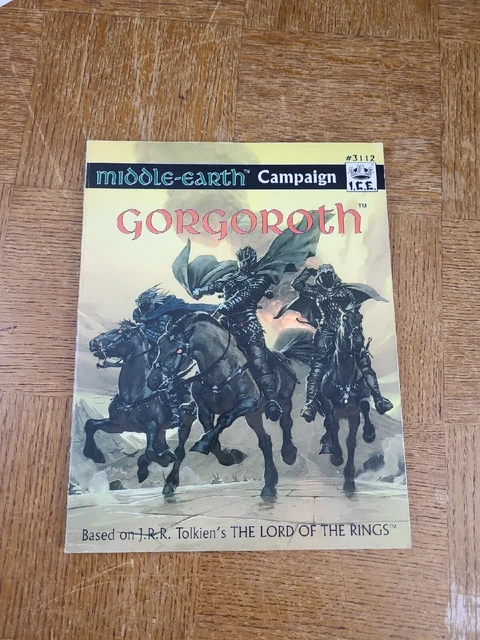 ICE MERP GORGOROTH Campaign #3112 Middle Earth RPG LOTR 1st US Ed ...