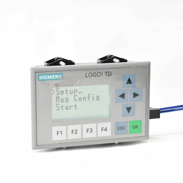 SIEMENS LOGO! TD Text Display 6ED1055-4MH00-0BA0 // 6ED1 055-4MH00-0BA0 ...