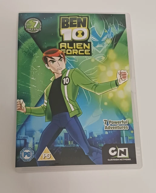 BEN 10 ALIEN Force Vol. 7 Inferno DVD 2010 Region 2 TESTED & Working ...
