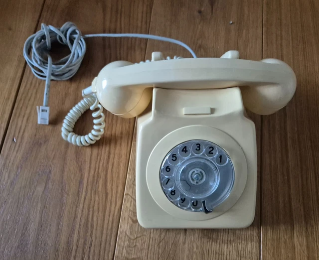 VINTAGE BRITISH TELECOM BT 8746G Rotary Dial Telephone – 1980s – Retro ...