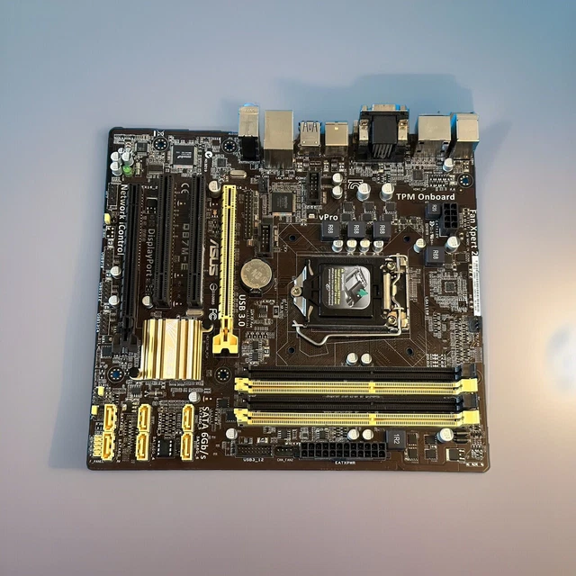 ASUS INTEL MOTHERBOARD Q87M-E Socket LGA 1150 HDMI USB3.0 mATX ...