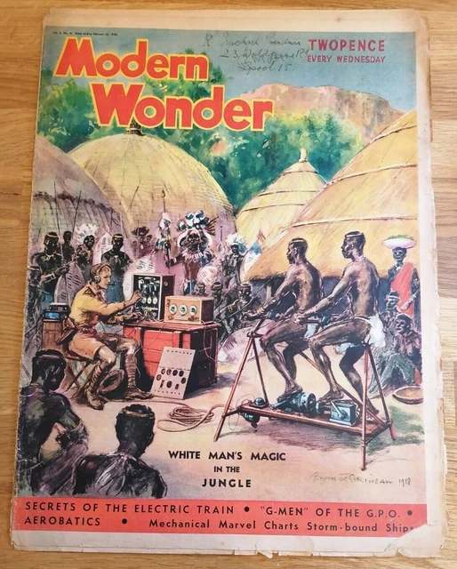 MAGAZINE - MODERN Wonder Illustrated Pictorial Paper Vol 2 No 41 Feb 26 ...