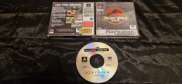THE LOST WORLD Jurassic Park Sony Playstation PS1 Game PAL Platinum £4. ...
