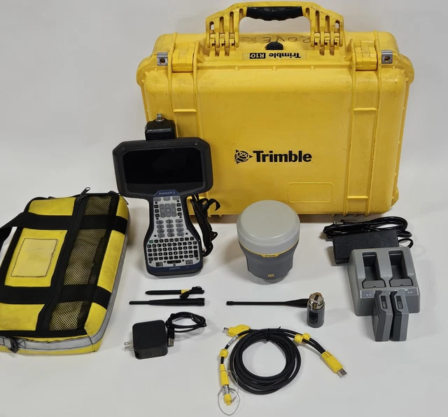 TRIMBLE R10 GPS GNSS Beidou Galileo RTK UHF Receiver w/ Spectra Ranger ...