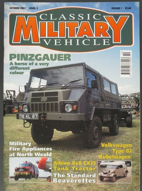 CLASSIC MILITARY VEHICLE Magazine Pre Owned October 2001 Volume 1 Issue ...