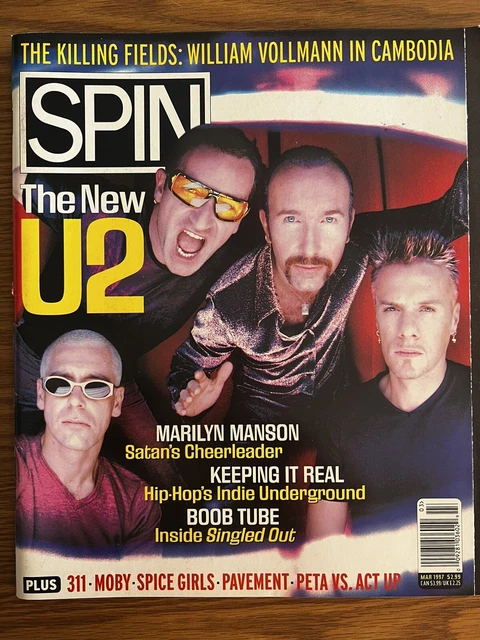 SPIN MARZO 1997 U2 Marilyn Manson Spice Girls MOLTO RARO L3 EUR 10,56 - PicClick IT