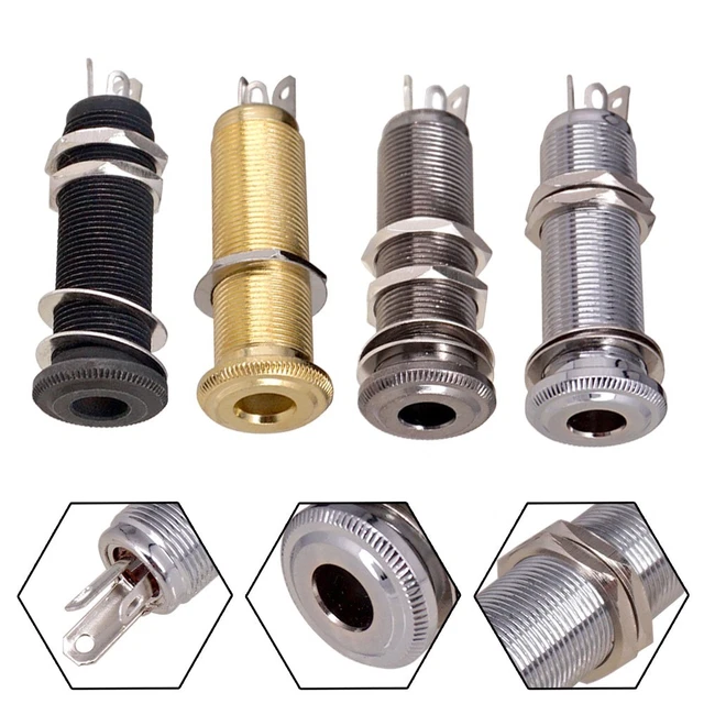 ELECTRIC GUITAR BASS Stereo 1/4 Output Jacks Plug with High Compatibility £7.48 - PicClick UK