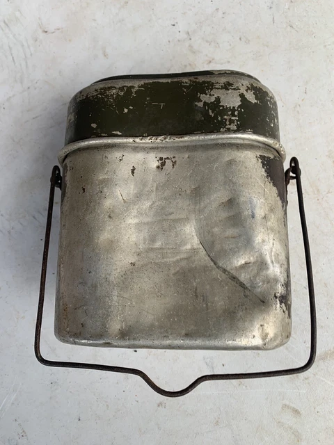 ORIGINAL WW2 GERMAN ARMY ELITE luftwaffe MESS TIN DATED 1938 RZM Early ...