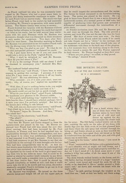 HARPER'S YOUNG PEOPLE Magazine Vol. 15 #751 GD 1894 £12.65 - PicClick UK