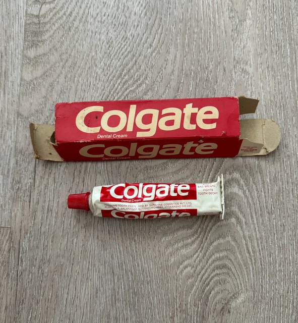 VINTAGE 90S COLGATE Dental Cream Toothpaste from India NOS £19.19 ...