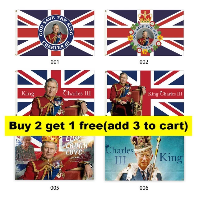 KING CHARLES III Coronation Ceremony 2023 Floral Union Jack Flag Large ... KING CHARLES III Coronation Ceremony 2023 Floral Union Jack Flag Large ...