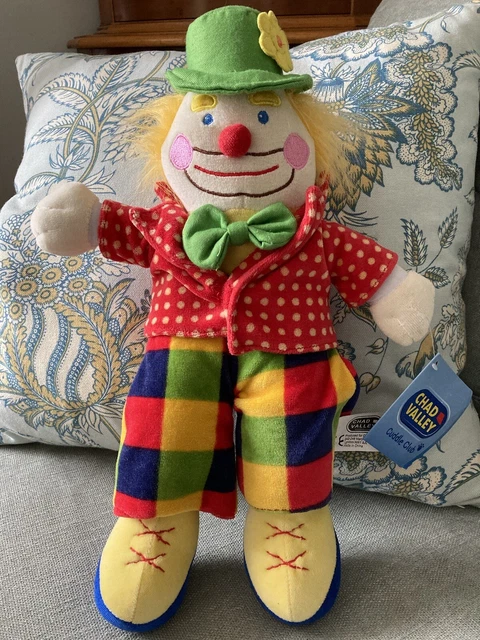 VINTAGE CHAD VALLEY Happy Clown Soft Plush Cuddly Toy 15” - From ...