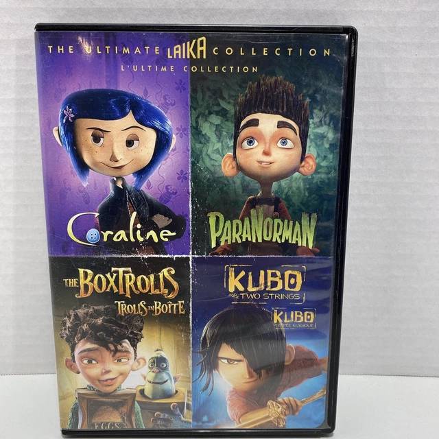 THE ULTIMATE LAIKA Collection (DVD) Coraline, ParaNorman, The Box ...