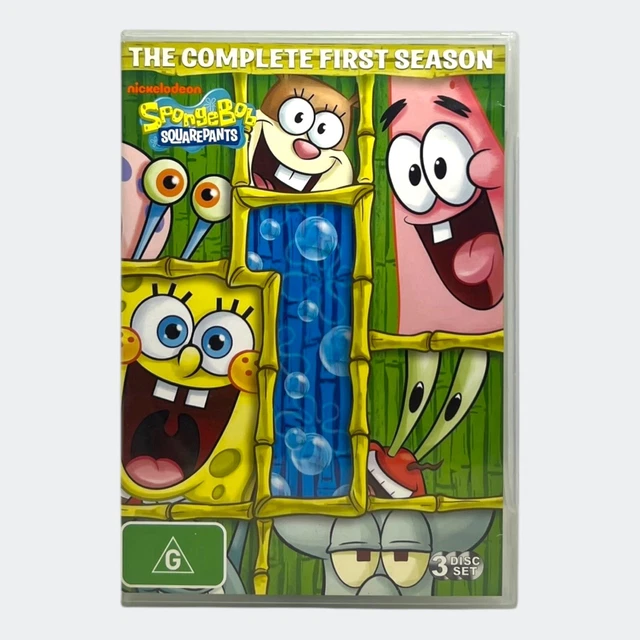SPONGEBOB SQUAREPANTS: THE Complete First Season [1] 3x DVD - Region 4, PAL £17.30 - PicClick UK