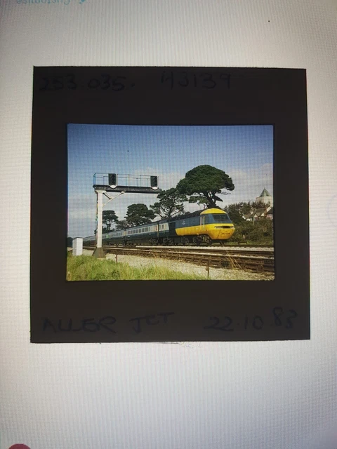 ORIGINAL 6X6 CM Railway Slide : HST Set 253 035 (43139) Aller Junction ...