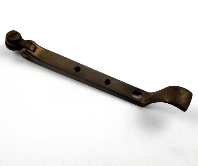 VINTAGE CRITTALL 1930S Brass Bronze Window Stay Handle Art Deco ...