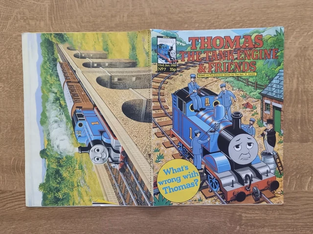VINTAGE THOMAS THE Tank Engine & Friends Marvel Comic No. 7. 23rd ...