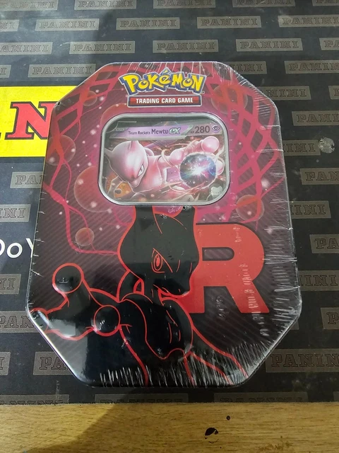 POKÉMON TCG TEAM Rocket Mewtwo EX Tin – German – Factory Sealed 2025 £ ...
