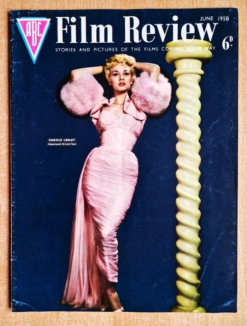 ABC FILM REVIEW Magazine June 1958 Carole Lesley Natalie Wood Gene ...