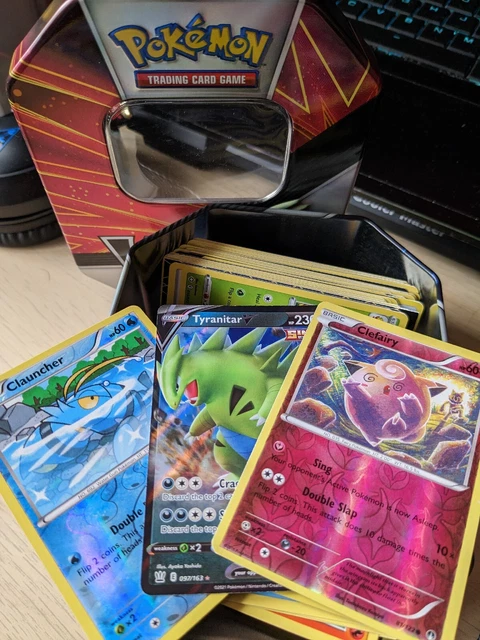 #10 POKÉMON CARDS bulk bundle full V tin mixed sets holo reverse £12.50 ...