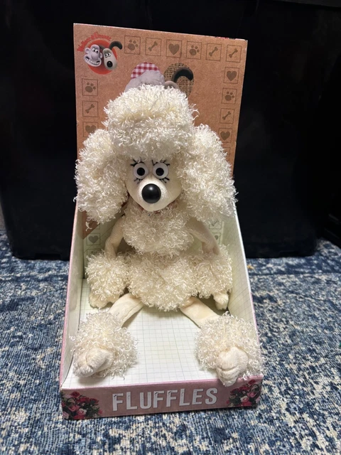 WALLACE AND GROMIT Fluffles Poodle Soft Plush Toy Doll £70.00 - PicClick UK