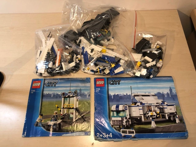 LEGO 7743 CITY Police Command Center Full complete! £42.00 - PicClick UK