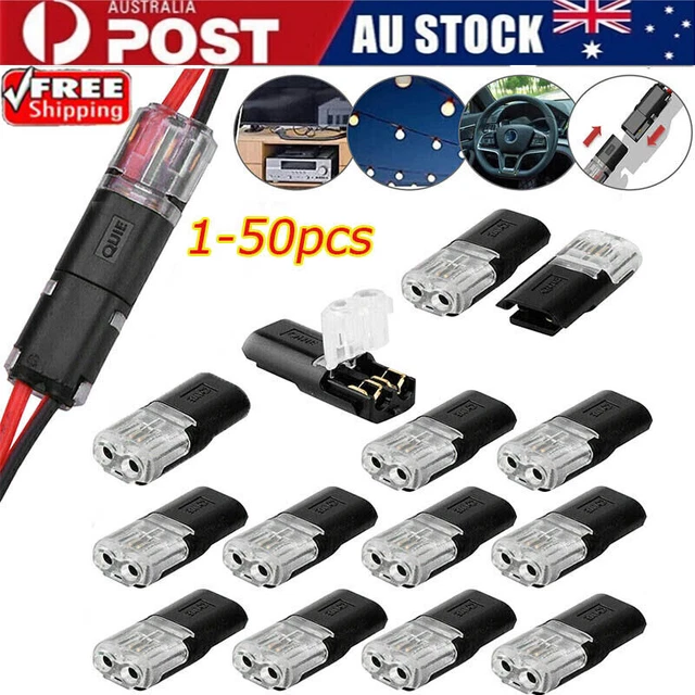 DOUBLE-WIRE PLUG-IN CONNECTOR with Locking Buckle Easy Safe Splicing ...