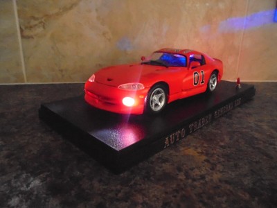DUKES OF HAZZARD General Lee Autotrader Viper With Working Lights 1:18 ...