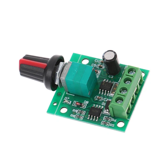 DC 1.8V 3V 5V 6V 12V 2A PWM Motor Speed Controller 0~100% Adjustable ...