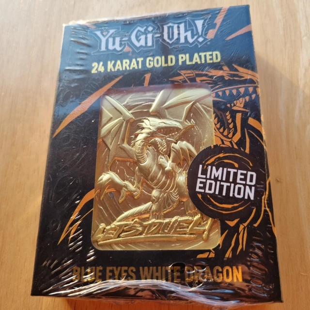 YU-GI-OH! - LIMITED Edition 24K Gold Plated Collectible - Blue Eyes White Dragon EUR 71,49 ...